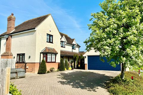4 bed detached house for sale in Marks Hall Lane, White Roding, Dunmow ...