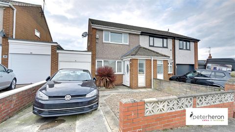 2 bed semi-detached house for sale in Harthope Avenue, Wear View ...
