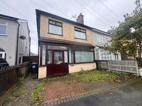 Seafield Avenue, Liverpool, Merseyside L23, 3 bed semi-detached house ...
