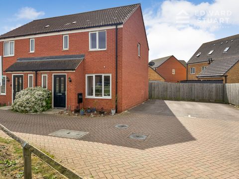 Orfeus Drive, Cardea, Stanground South, Peterborough PE2, 3 bed semi ...