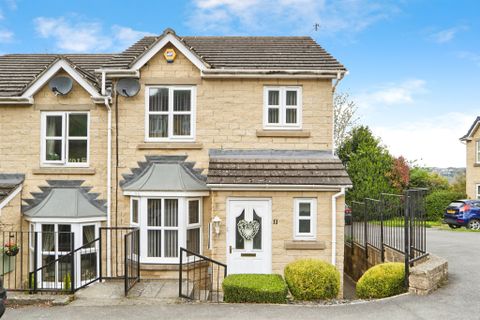 3 bed semi-detached house for sale in Mires Beck Close, Windhill ...