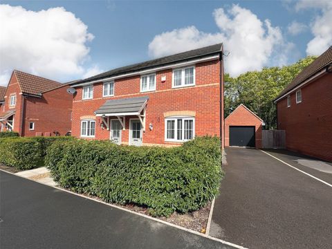 Greycing Street, St Andrews Ridge, Swindon SN25, 3 bed semi-detached ...
