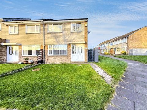 3 bed terraced house for sale in Aldsworth Close, Springwell, Gateshead ...