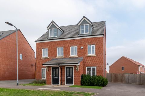 Bellona Drive, Cardea PE2, 3 bed semi-detached house for sale, £240,000 ...