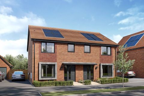 New home, 3 bed semi-detached house for sale in "The Eynsford - Plot 246" at Swingate Park, Park ...