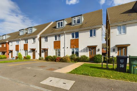 4 bed terraced house for sale in Ruby Tuesday Drive, Dartford, Kent DA1 ...