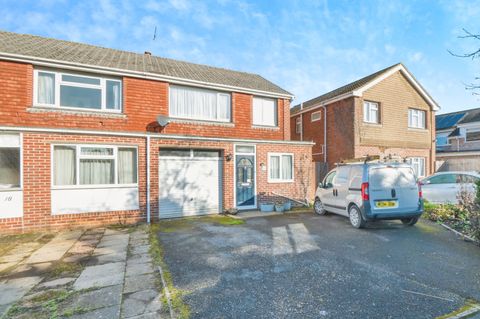 3 bed semi-detached house for sale in Saxon Way, Romsey, Hampshire SO51 ...