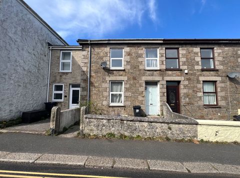 3 bed terraced house for sale in Wellington Road, Camborne, Cornwall TR14, £70,000 - Zoopla