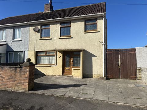 3 bed semi-detached house for sale in Crimson Avenue, Port Talbot ...