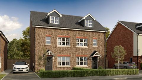 New home, 3 bed semi-detached house for sale in Charter Lane, Charnock ...