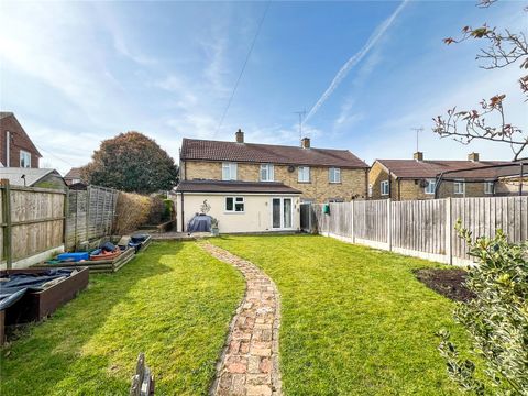 3 bed semi-detached house for sale in Northbourne Road, Twydall, Kent ...