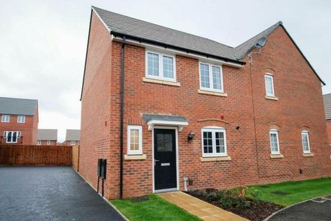 3 bed semi-detached house to rent in Harrowell Close, Cawston, Rugby, Warwickshire CV23, £1,200 ...