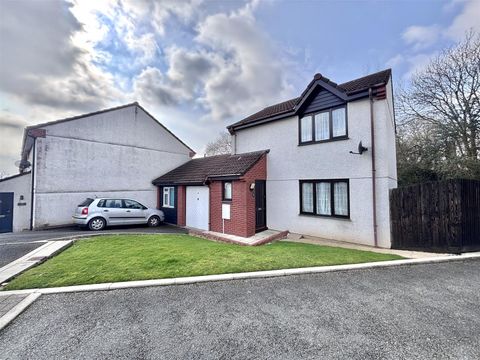 2 bed link detached house for sale in Springfield Close, St. Austell ...