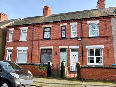 2 bed terraced house for sale in Empress Road, Wrexham LL13, £130,000 ...