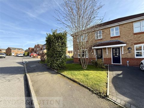 3 bed semi-detached house to rent in Canisp Close, Chadderton, Oldham ...