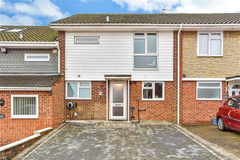 3 bed terraced house for sale in Tanker Hill, Rainham, Gillingham, Kent ...