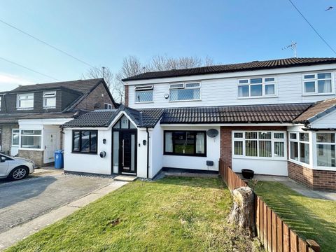 4 bed semi-detached house for sale in Chelford Close, Middleton ...