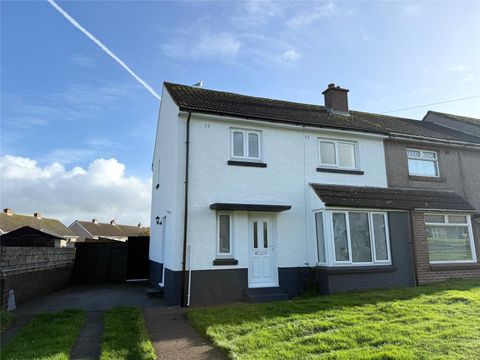 Woodbine Way, Hakin, Milford Haven SA73, 3 bed semi-detached house for ...