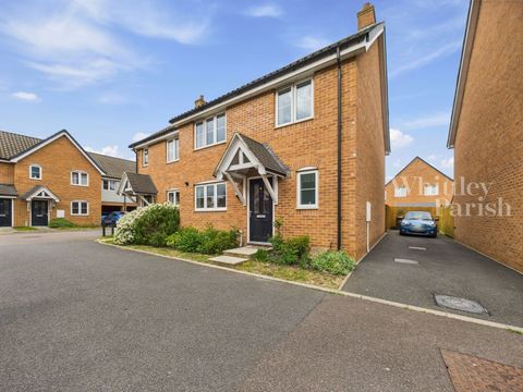 Fallow Way, Attleborough NR17, 4 bed semi-detached house for sale, £ ...
