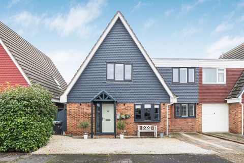 4 bed semi-detached house for sale in Weald Close, Istead Rise ...