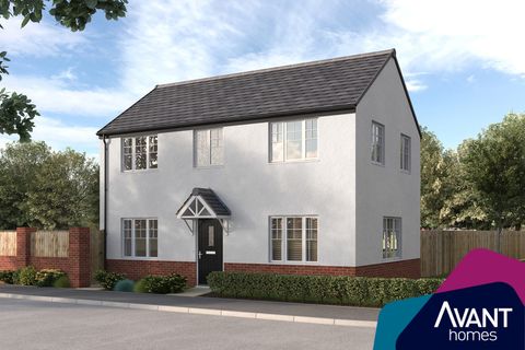 New home, 3 bed detached house for sale in "The Gullane" at Boar Stone ...
