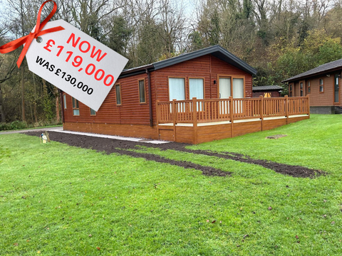 2 bed lodge for sale in Pool View Caravan Park, Buildwas, Telford TF8 ...