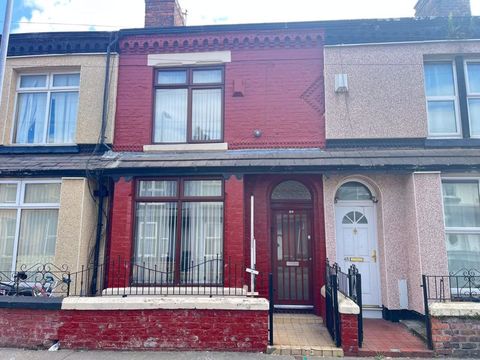 Shelley Street, Bootle L20, 3 bed terraced house for sale, £120,000 ...