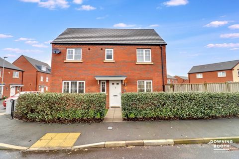 Osprey Drive, Branston DE14, 3 bed detached house for sale, £290,000 ...