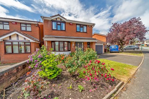 Meadowlands Drive, Shelfield, Walsall WS4, 4 bed detached house for ...