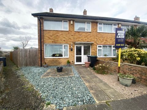 3 bed end terrace house for sale in Tower Close, Riverview Park, Gravesend, Kent DA12, £300,000 ...