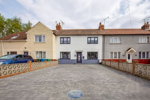 3 bed terraced house for sale in Royds Crescent, Rhodesia, Worksop S80 ...