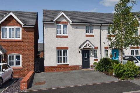 Leighton View, Loggerheads TF9, 3 bed semi-detached house for sale, £ ...