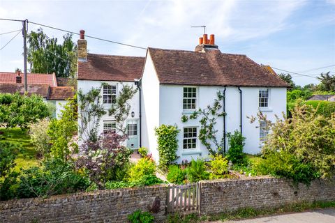 The Street, Hartlip, Sittingbourne, Kent ME9, 2 bed semi-detached house ...