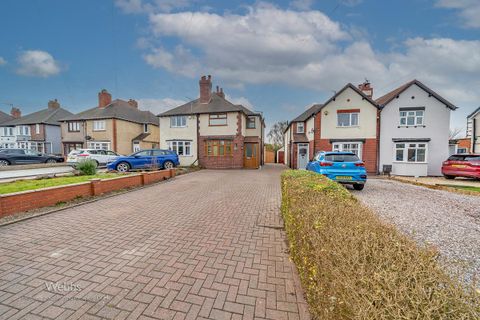 3 bed semi-detached house for sale in Walsall Road, Great Wyrley ...