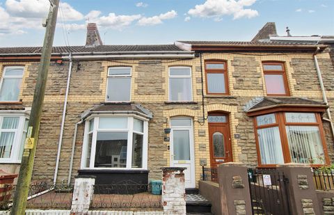 2 bed terraced house for sale in Llancayo Street, Bargoed CF81, £ ...