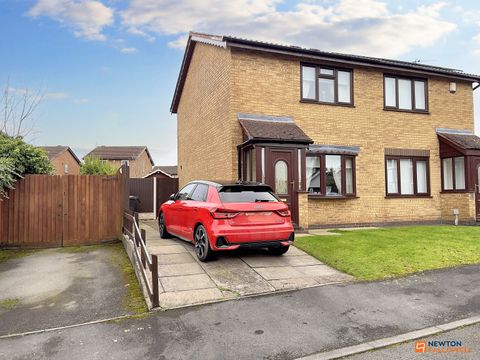 2 bed semi-detached house for sale in Nene Way, Coalville LE67, £ ...