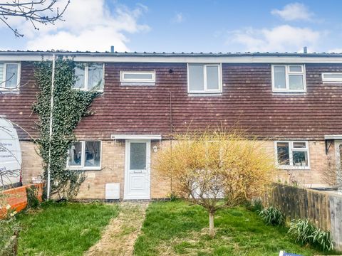 3 bed terraced house for sale in Wordsworth Road, Daventry ...