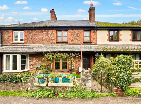 3 bed terraced house for sale in Willow View, Timberscombe, Minehead ...