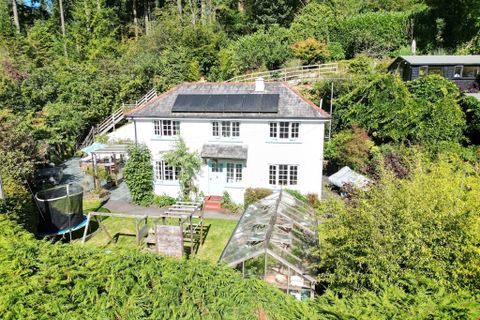 4 bed detached house for sale in Cardinham Woods, Nr. Bodmin, Cornwall ...