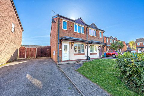 Roman Court, Wilnecote, Tamworth, Staffordshire B77, 2 bed semi ...