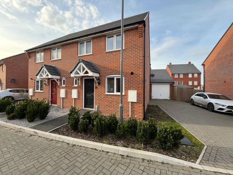 3 bed semi-detached house to rent in Berkhamsted Way, Broughton ...