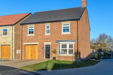 4 bed detached house for sale in Chapel View, Longframlington, Morpeth ...