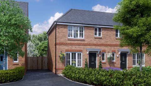New home, 3 bed detached house for sale in "The Ellesmere" at Orton ...
