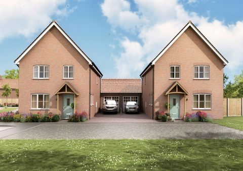 New home, 3 bed detached house for sale in Norwich Road, Yaxham ...