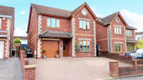 4 bed detached house for sale in Amelia Close, Pant, Merthyr Tydfil ...