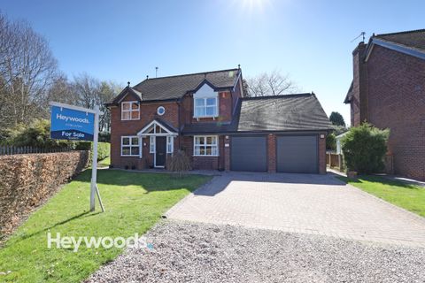 4 bed detached house for sale in Mallard House, Poolside, Madeley ...