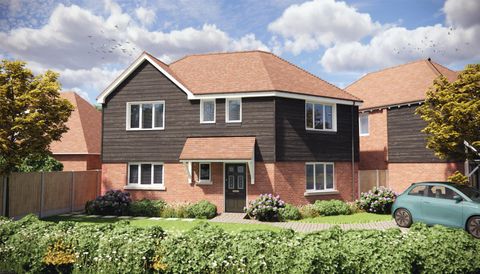 New home, 4 bed detached house for sale in Leverick Place, Ash ...