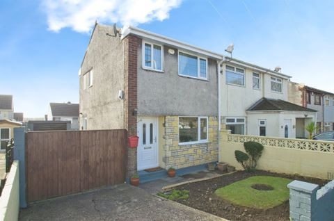 2 bed semi-detached house for sale in Heol Brynhyfryd, Llantwit Fardre ...