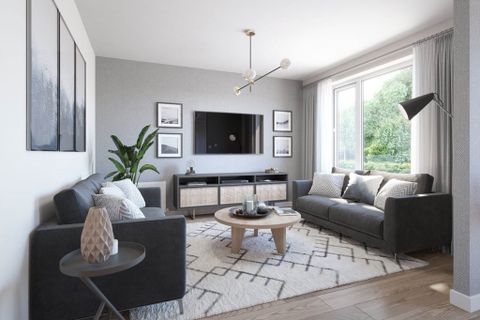 New home, 3 bed semi-detached house for sale in "The Eynsford - Plot 252" at Longbeck Road ...