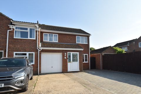 Greenfields, Earith PE28, 3 bed semi-detached house for sale, £290,000 ...